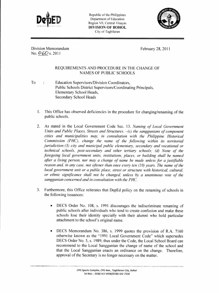 DM No. 060 S. 2011 | PDF | Government | Justice