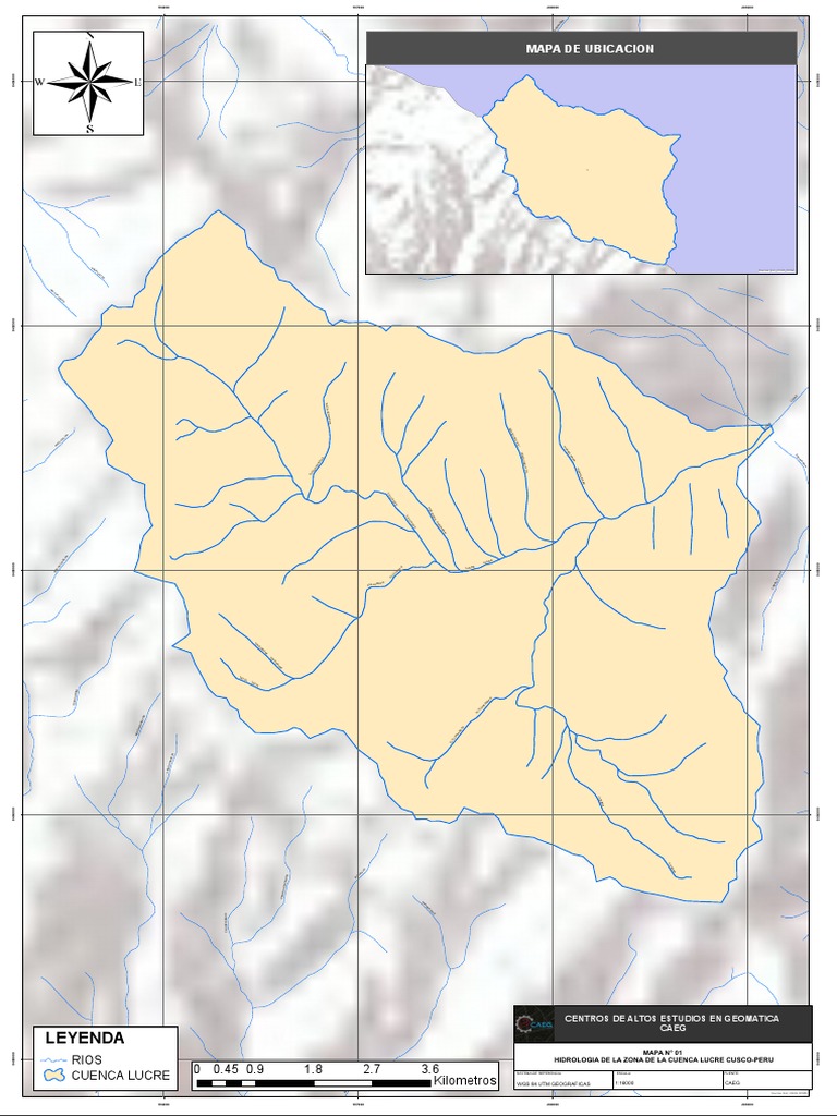 Mapa Cuenca Lucre | PDF