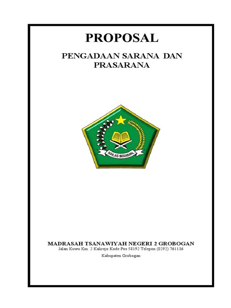 Proposal Pengadaan Sarana Dan Prasarana | PDF