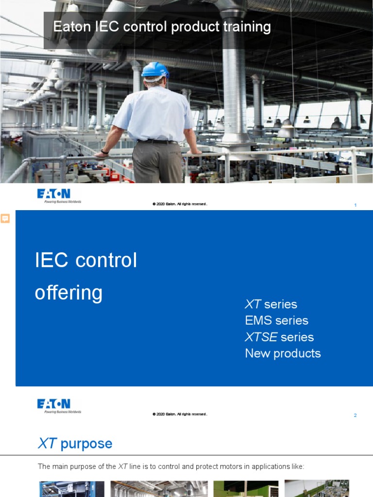Eaton XT Contactor Training 2020 04 22 | PDF | Inductor | Direct Current