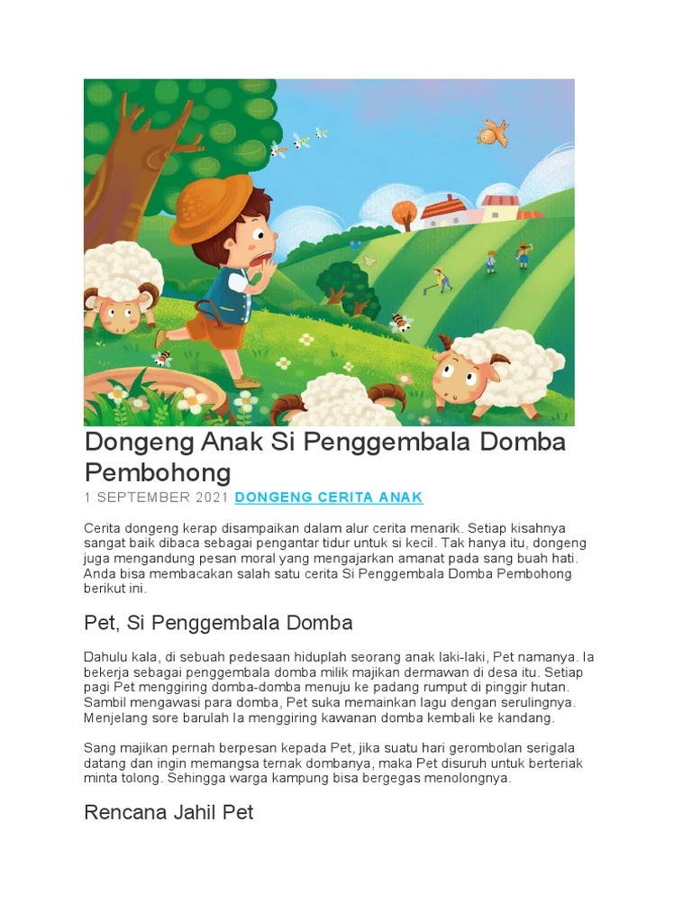 Cerita Dongeng | PDF