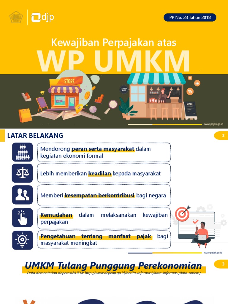 Kewajiban Perpajakan UMKM - KPP | PDF