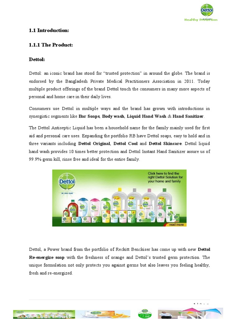 Marketing Plan of Dettol Soap | PDF | Brand | Retail