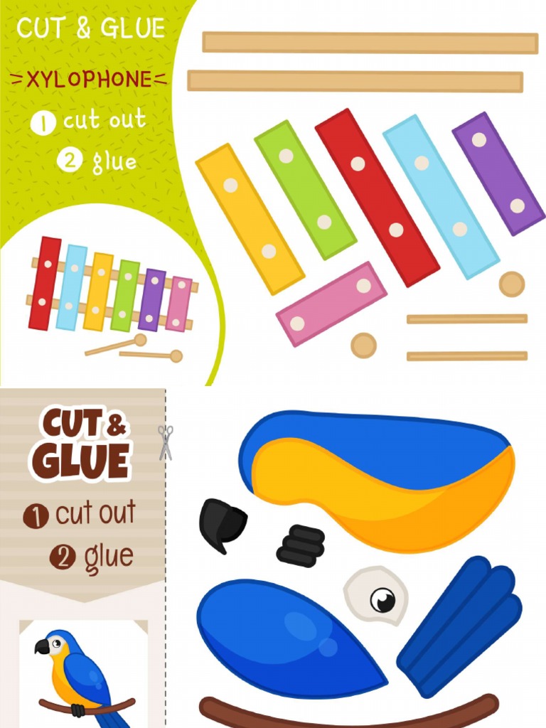Cut and Glue Activity | PDF