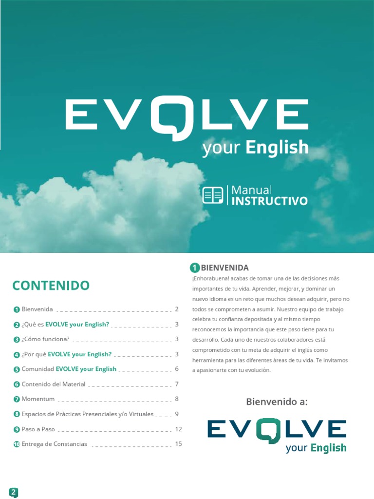 Manual Instructivo Evolve F-Digital | PDF | Aprendizaje | Segundo lenguaje