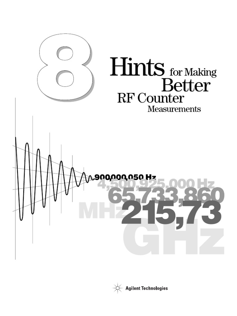 Hints: RF Counter | PDF | Frequency | Hertz