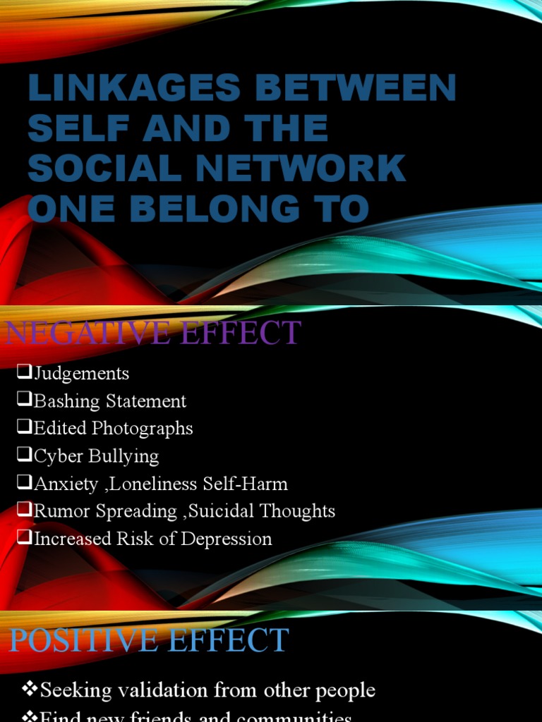 Linkages Between Self and The Social Network One Belong To | PDF