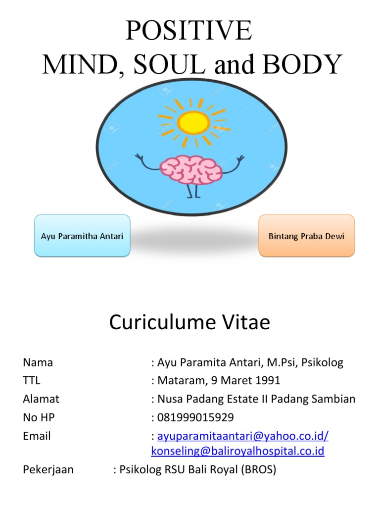POSITIVE Psychology & Body Image | PDF