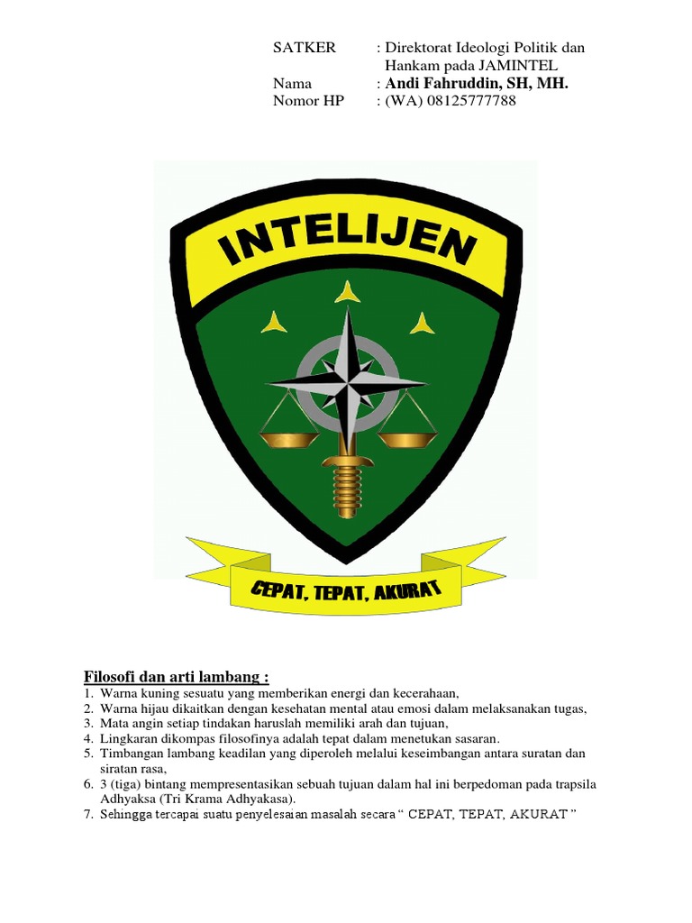 LOGO INTELIJEN KEJAKSAAN New | PDF