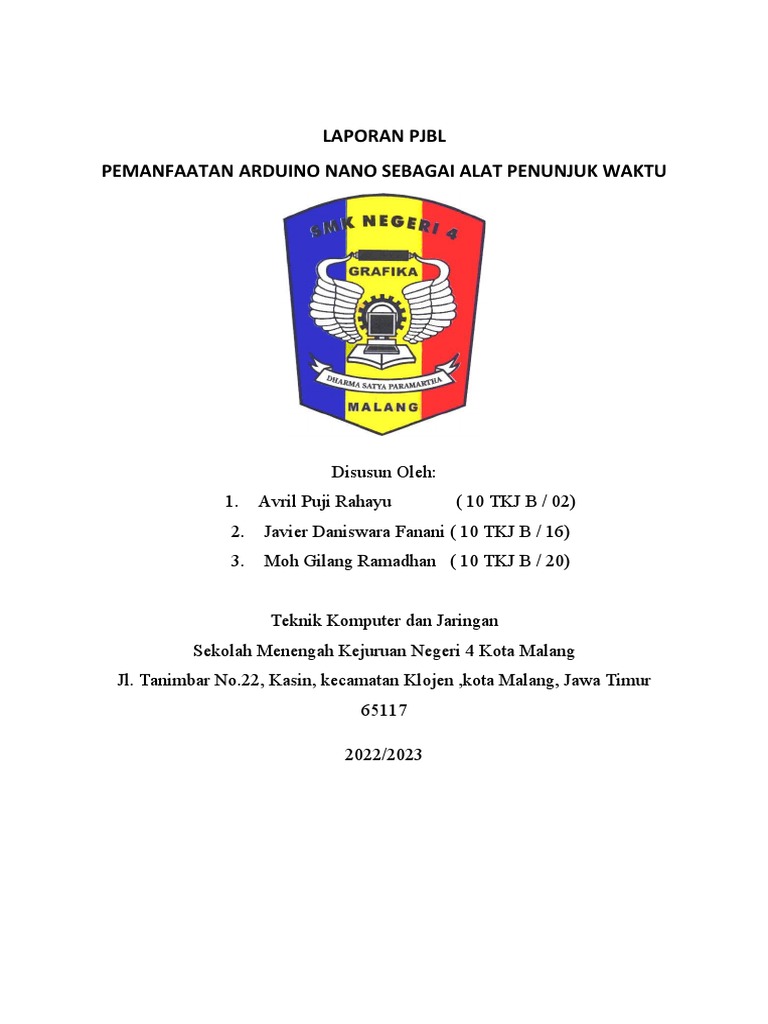 Laporan Jam Digital Final 13-12-2022 A5 | PDF