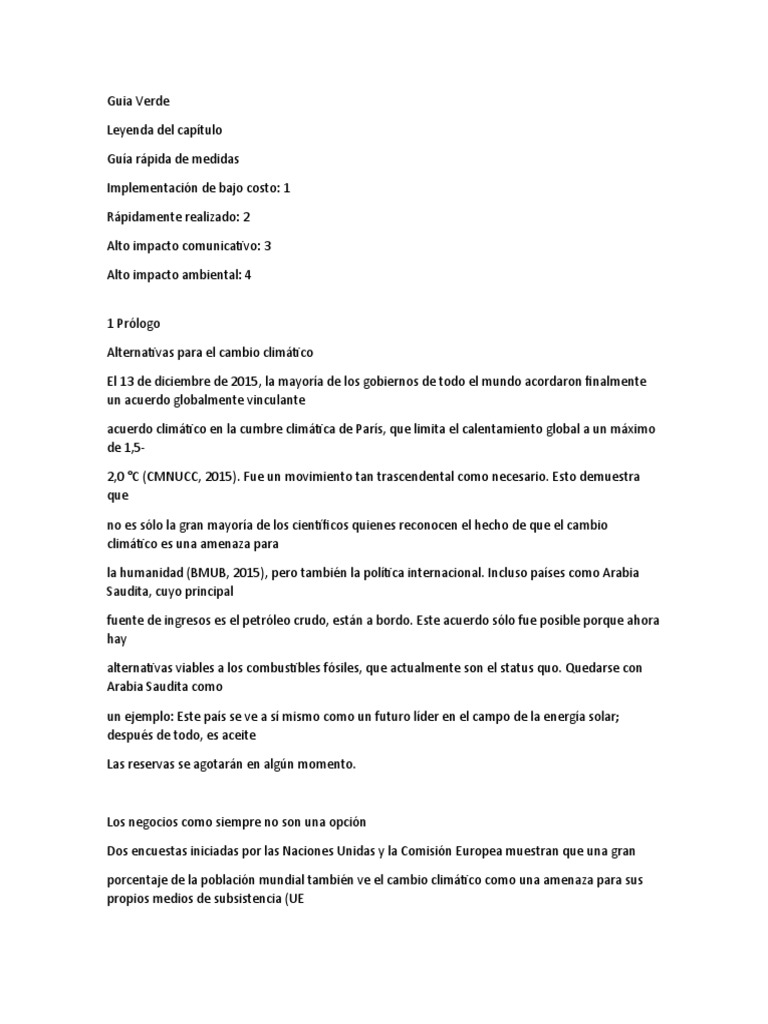 Guia Verde | PDF | Gases de efecto invernadero | Cambio climático Guia Verde | PDF | Gases de efecto invernadero | Cambio climático