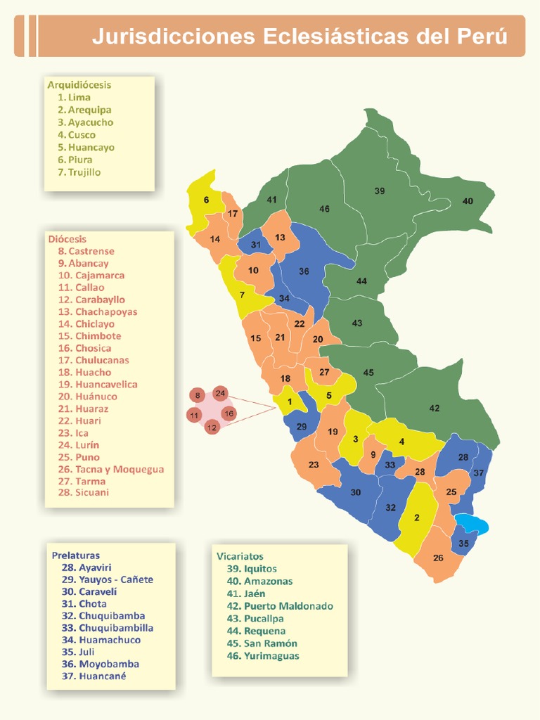 Jurisdicciones Eclesiasticas de Peru | PDF | Organización de la iglesia ...