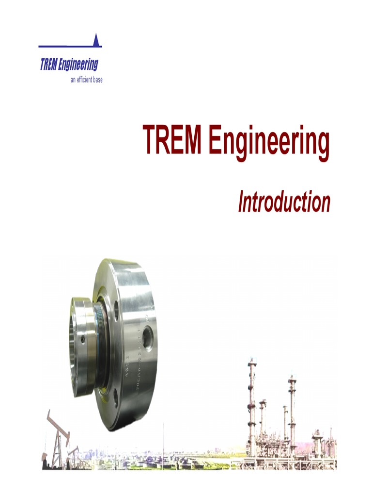 TREM Seal 20180827 - Intro | PDF | Engineering | Pump