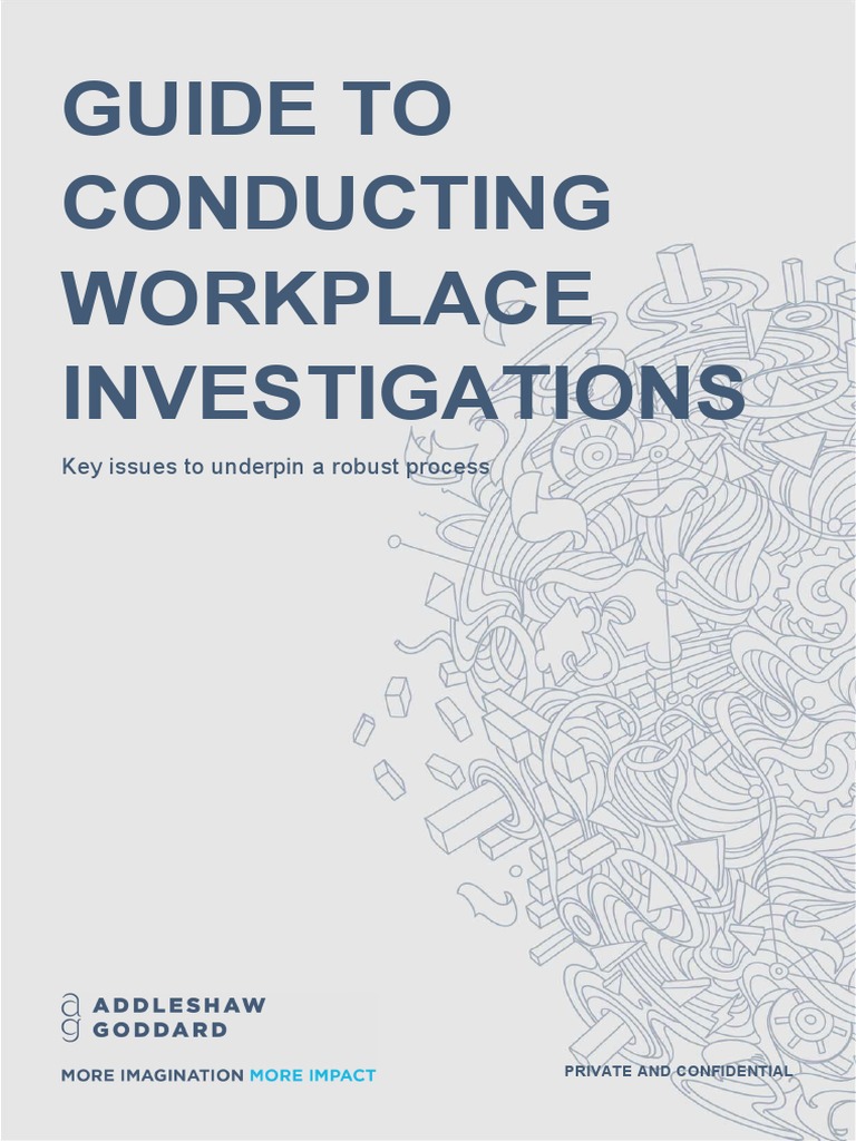 Guide To Conducting Workplace Investigations | PDF | Whistleblower ...