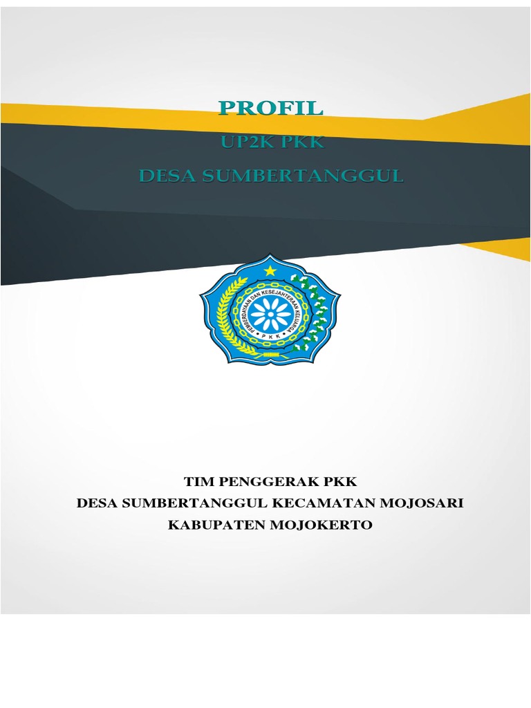 Profil UP2K PKK Desa Sumbertanggul | PDF
