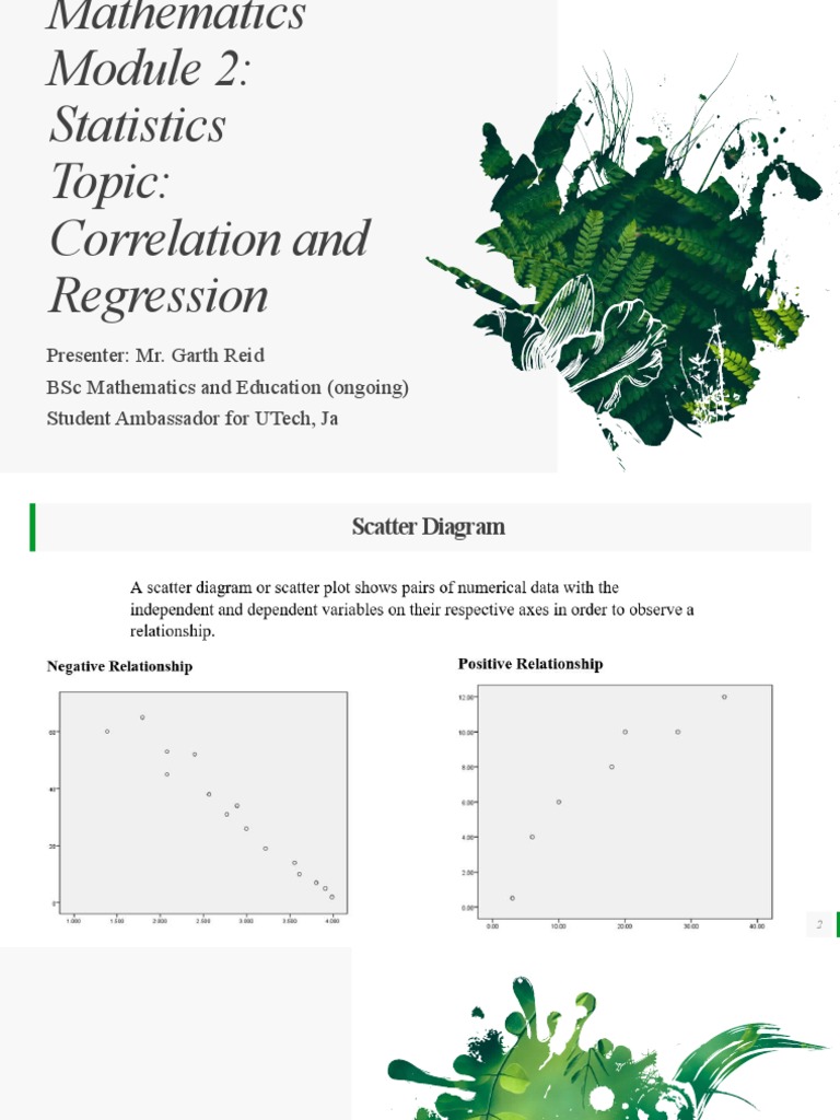 Correlation and Regression | PDF