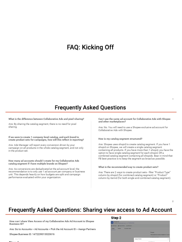 Collaborative Ads Insights for Shopee | PDF | Brand | Performance Indicator