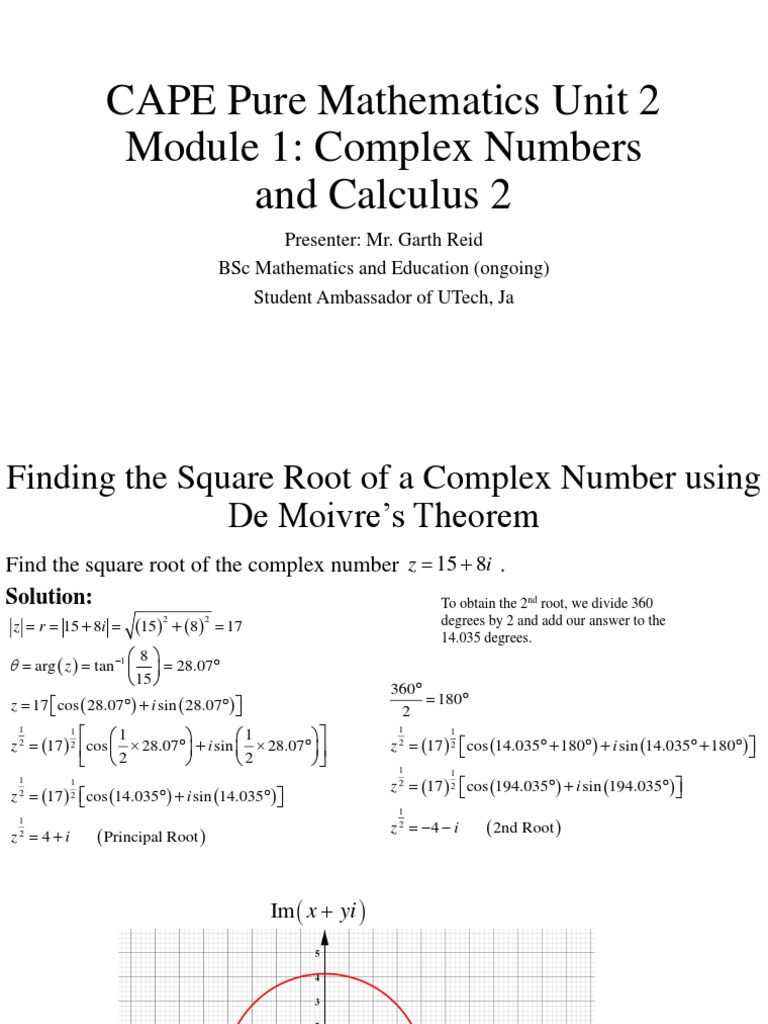 Complex Numbers #3 | PDF