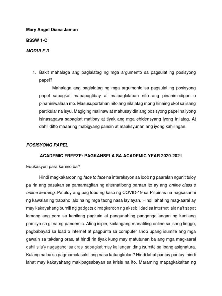 Output Sa Module 3 | PDF