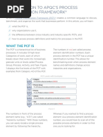 APQC Process Classification Framework Guide | PDF | Performance ...