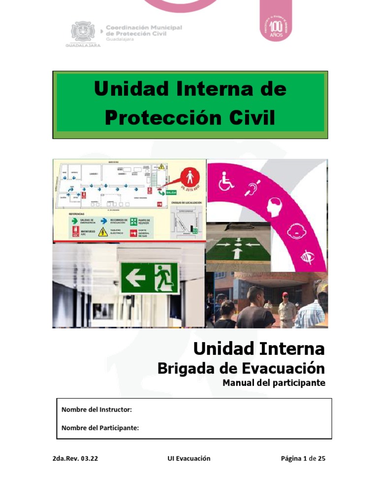 Unidad Interna de Protección Civil | Descargar gratis PDF | Defensa Civil | Riesgo