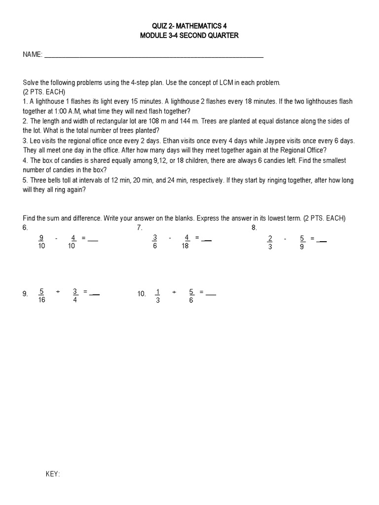 Quiz 2math | PDF