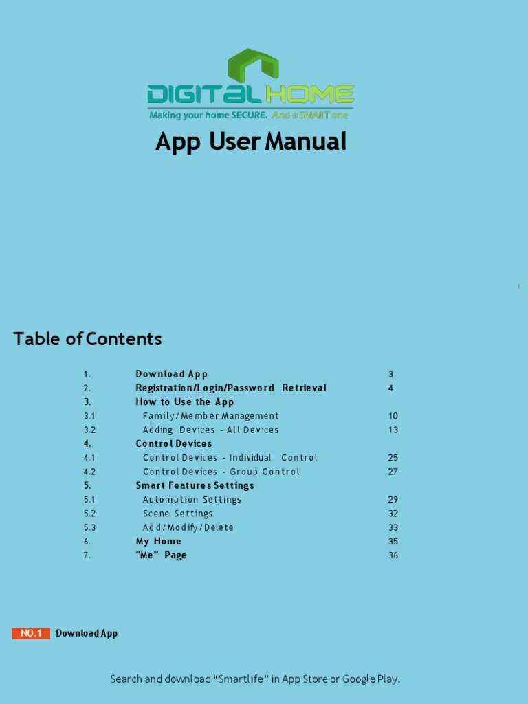 Smartlife User Manual | PDF | Password | Login