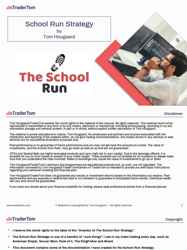 TRADER TOM School Run Strategy December 2022 | PDF | Investing ...
