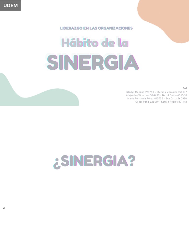 Hábito de La Sinergía | PDF | Hemisferio cerebral