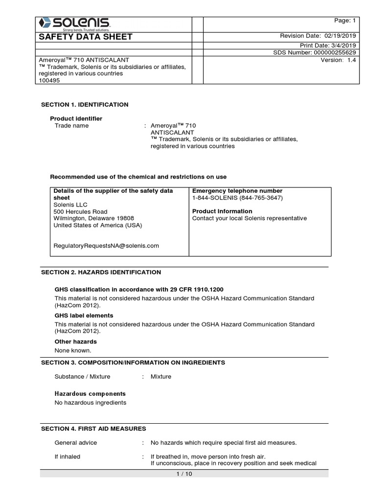 013 Ameroyal 710 | PDF