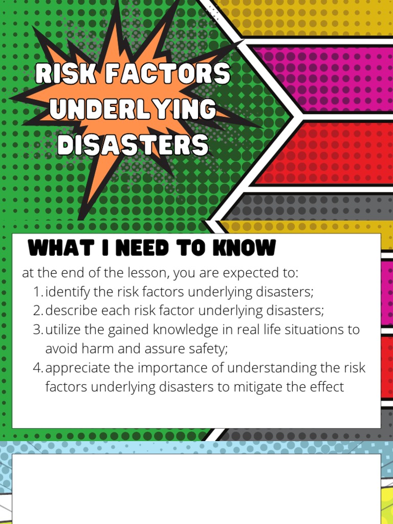 Understanding Disaster Risk Factors | PDF | Hazards | Risk