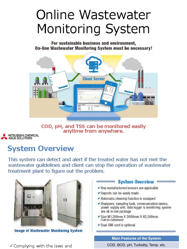 Online Wastewater Monitoring System | PDF