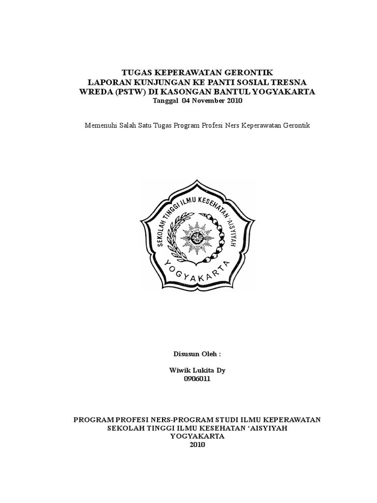 Askep Gerontik PSTW | PDF | Kesehatan Holistik