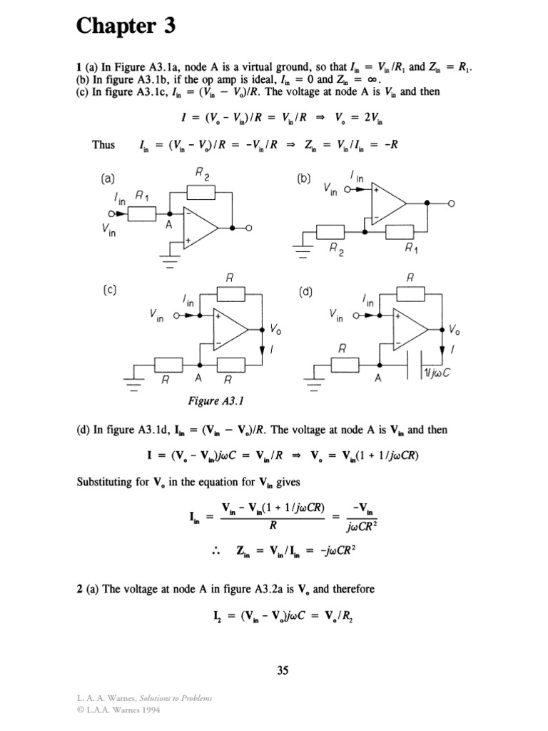 Chapter 3 | PDF | Electrical Impedance | Electrical Network