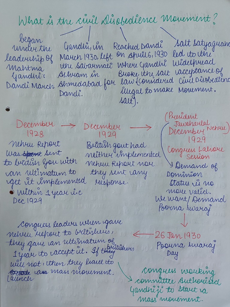 Civil Disobedience Movement | PDF