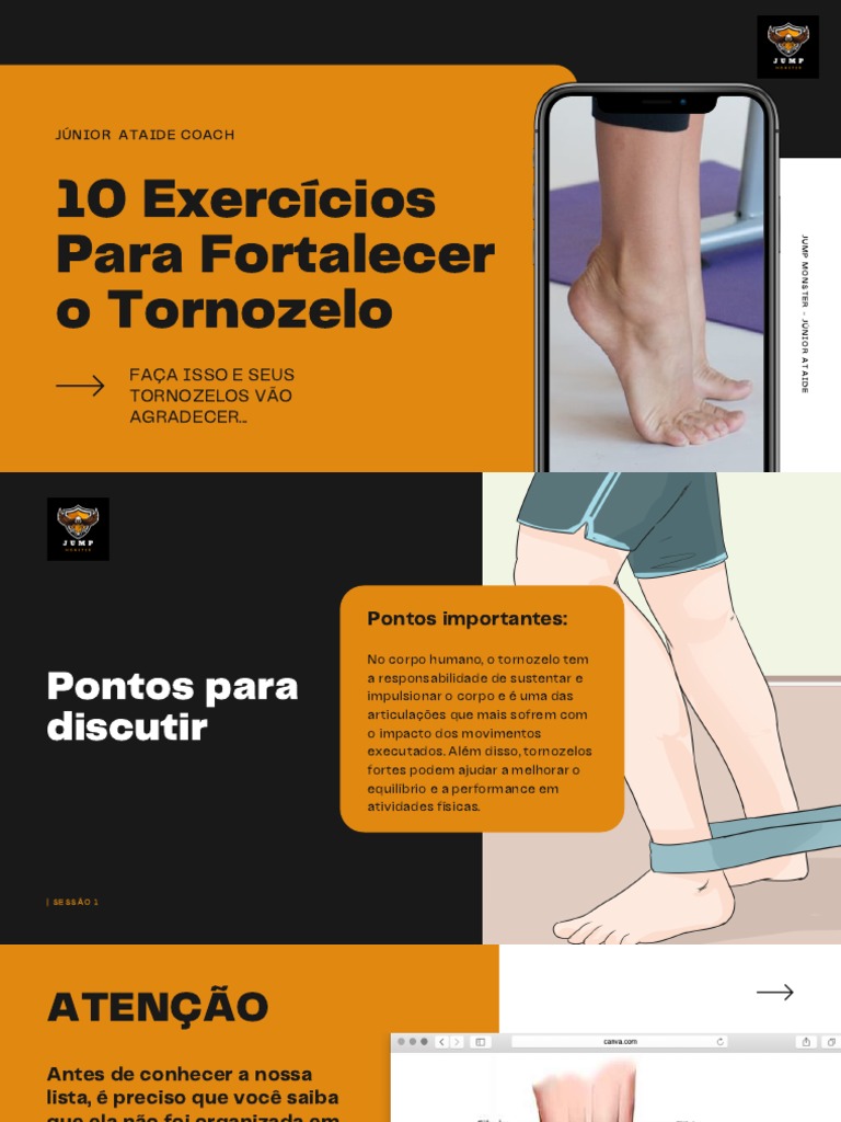 Exercícios para Tornozelo | PDF | Pé Exercícios para Tornozelo | PDF | Pé