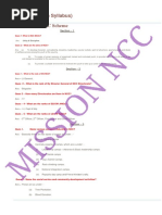 NCC A Certificate Exam Sample PAper | PDF