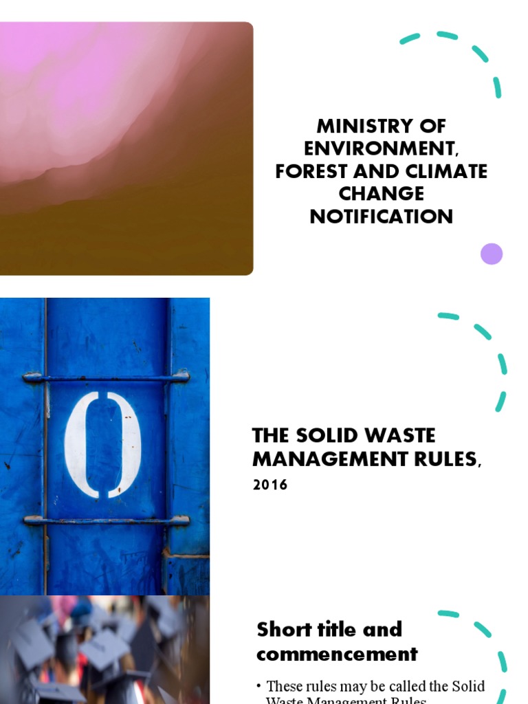 SWM Rules | PDF | Waste Management | Waste