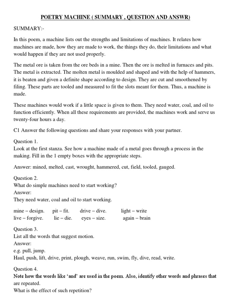 Poetry Machine | PDF | Teaching Methods & Materials | Technology ...