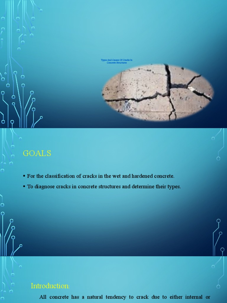 Types and Causes of Cracks in Concrete Structures | PDF | Concrete ...