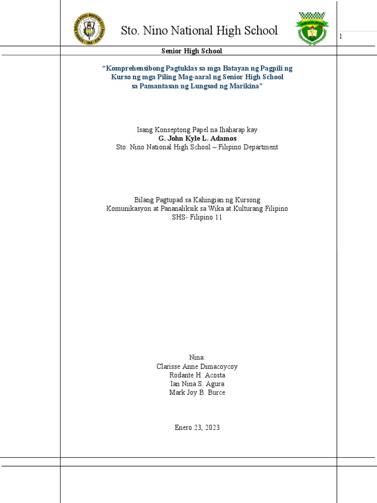Analysis of Factors Influencing Course Selection Among Senior High ...