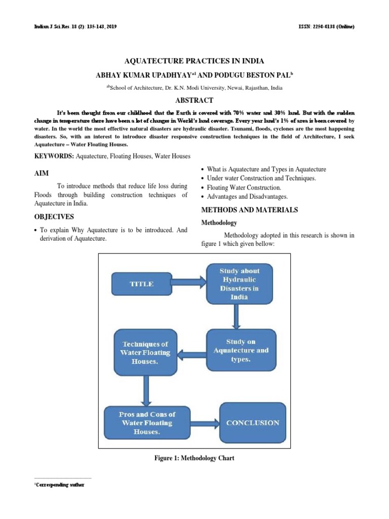 Aquatecture Practices in India | PDF | Deep Foundation | Flood