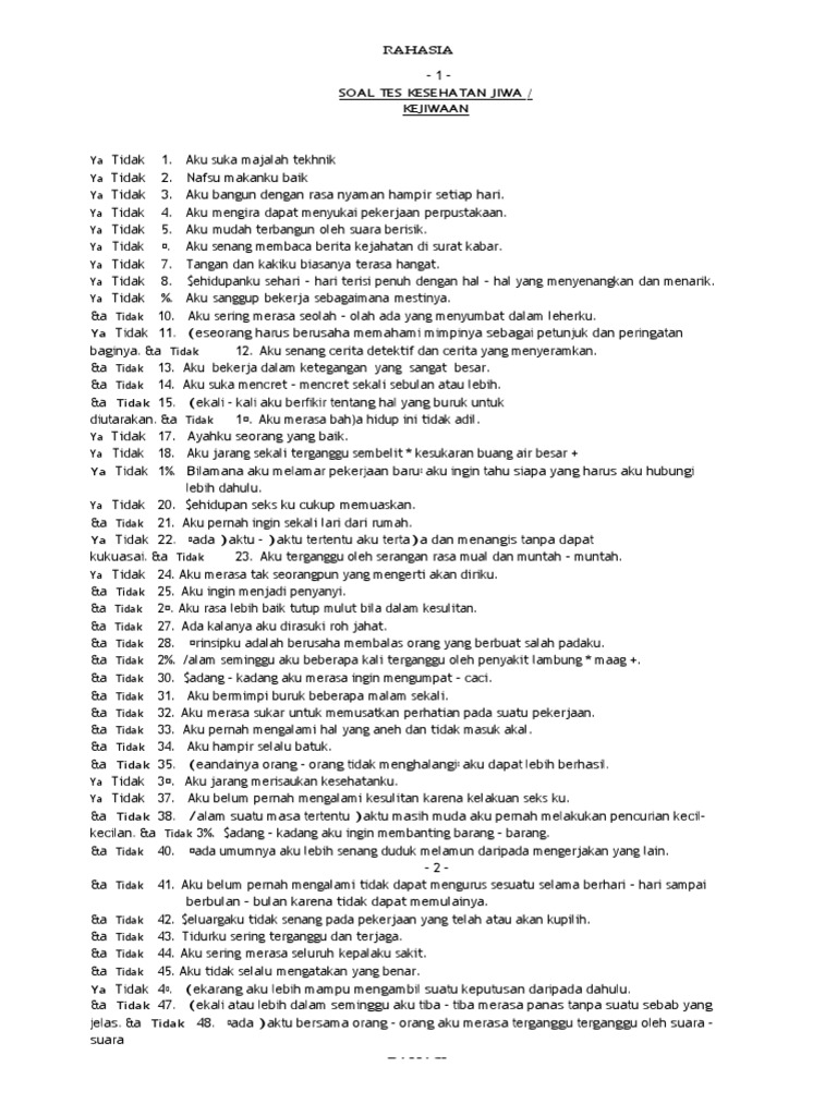 Soal Keswa | PDF | Memasak, Makanan, & Anggur | Pengembangan Diri