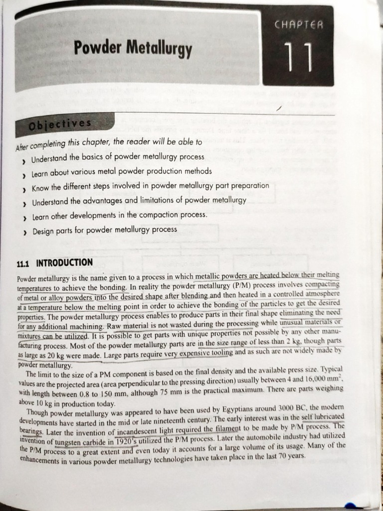 Powder Metallurgy | PDF