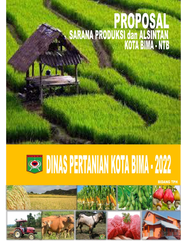 Proposal Sarana Produksi Dan Alsintan - Fix | PDF