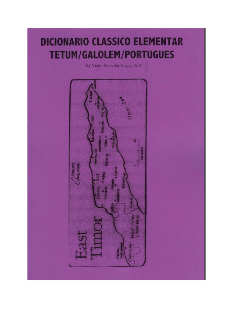 Dicionario Tetum Galolem Portugues Por Victor Viegas | PDF