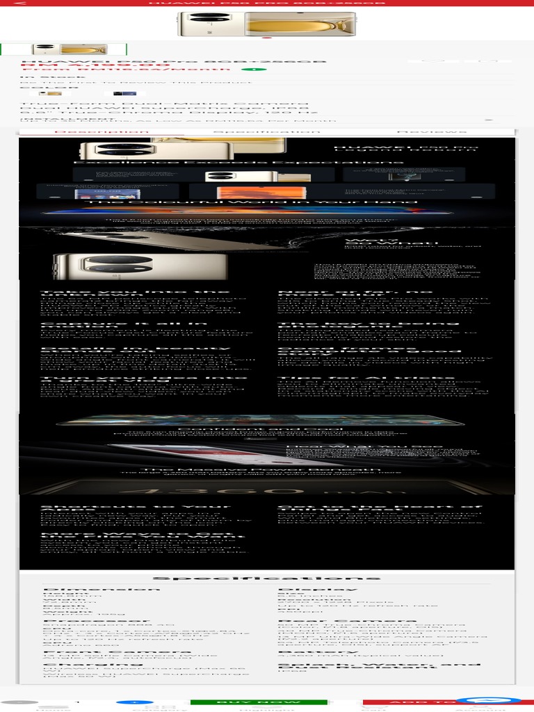 Huawei p50 Pro 8gb+256gb | PDF
