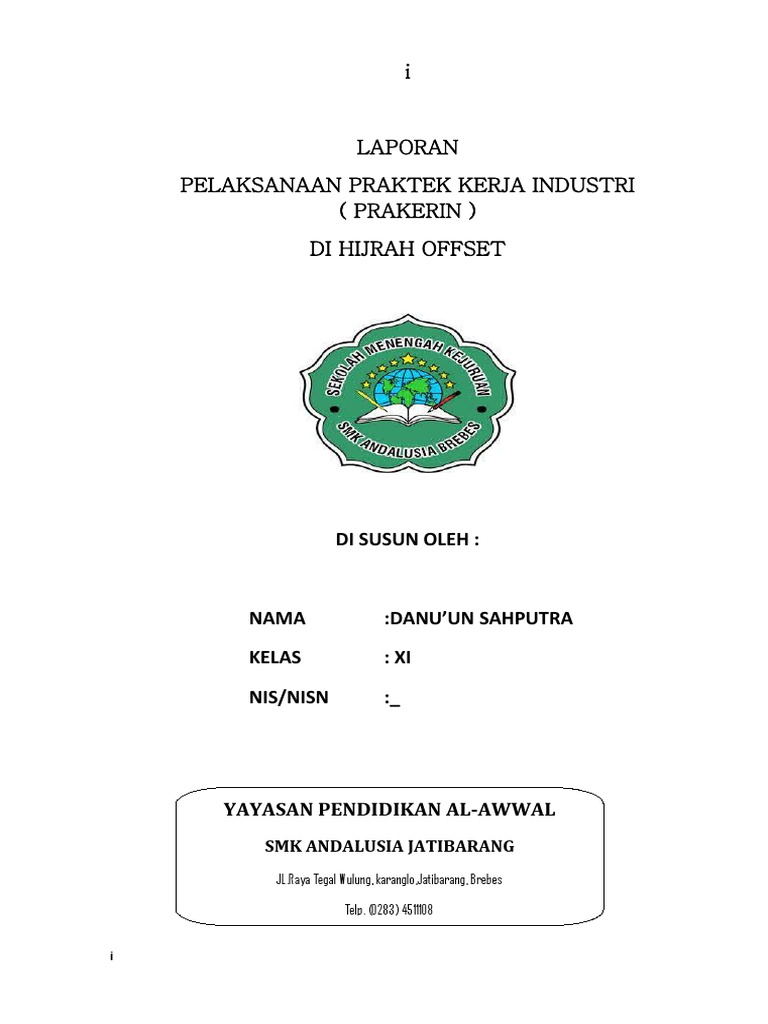 Laporan Prakerin TKJ Danu | PDF