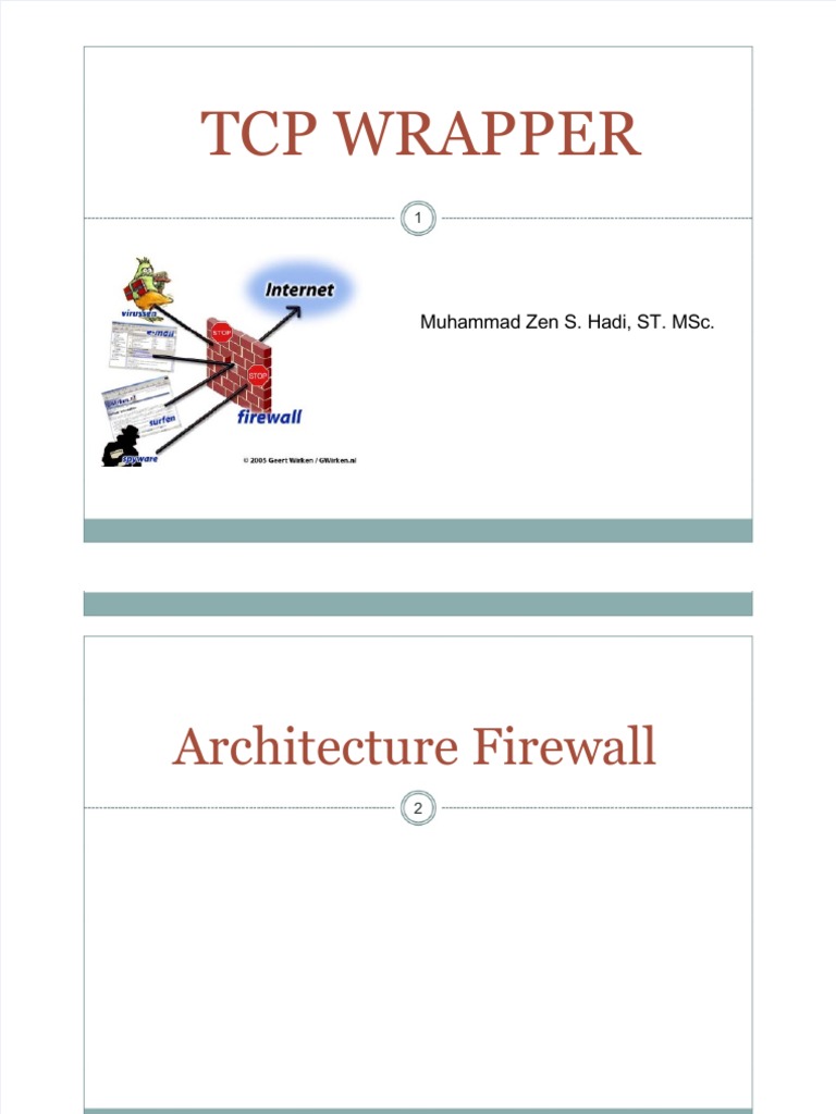 Modul 4 TCP Wrapper | PDF