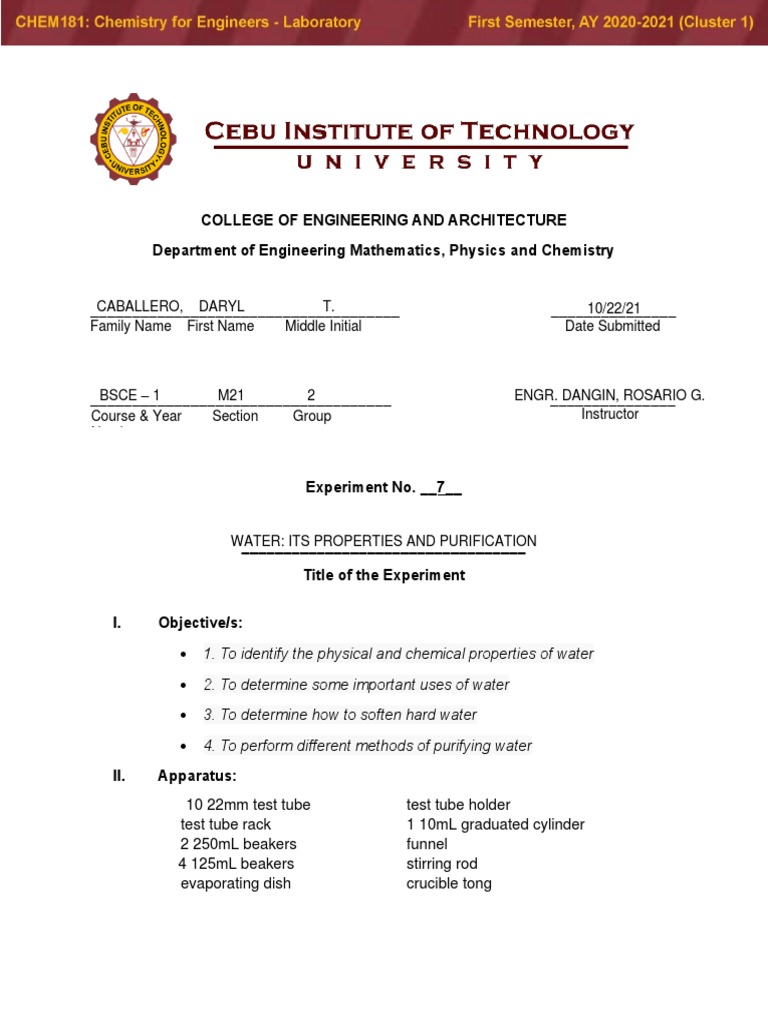Final Report Experiment 7 | PDF